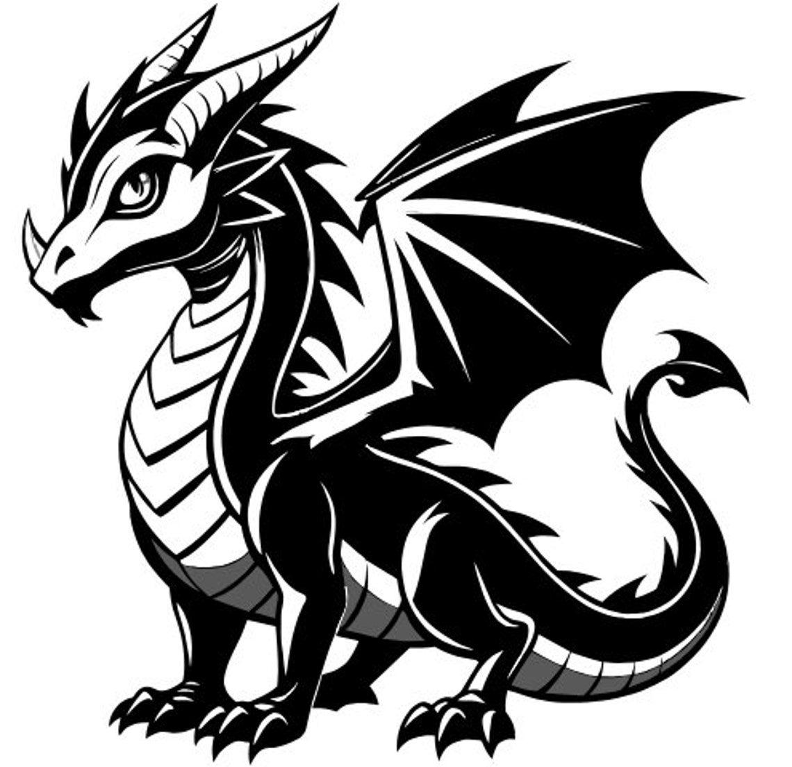Dragon SVG PNG - Etsy