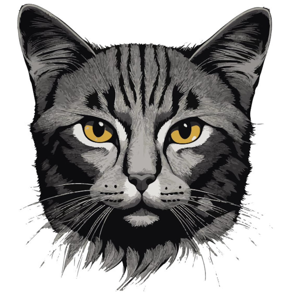 Two Cats SVG PNG - Etsy