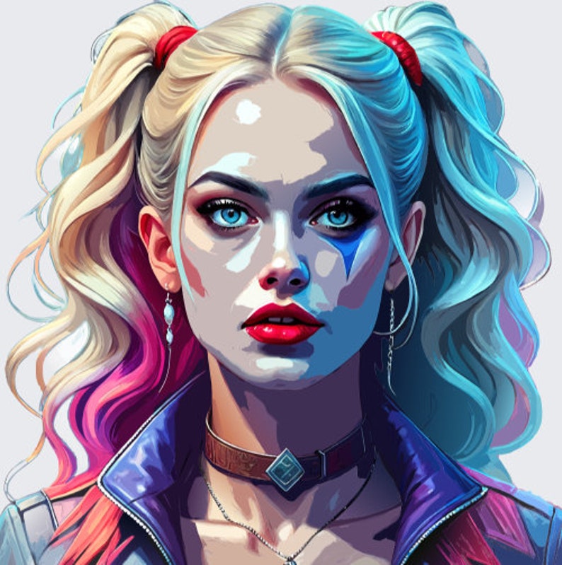 Harley Quinn SVG PNG - Etsy