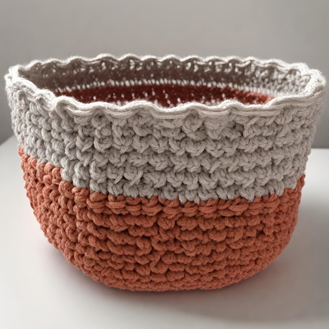 DIY Crochet Storage Basket Pattern - Organize in Style - Etsy