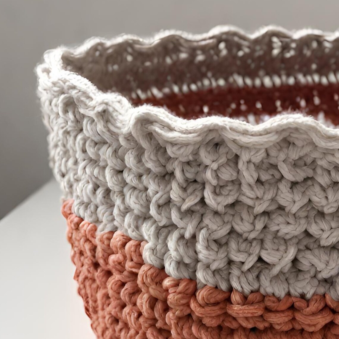 DIY Crochet Storage Basket Pattern - Organize in Style - Etsy