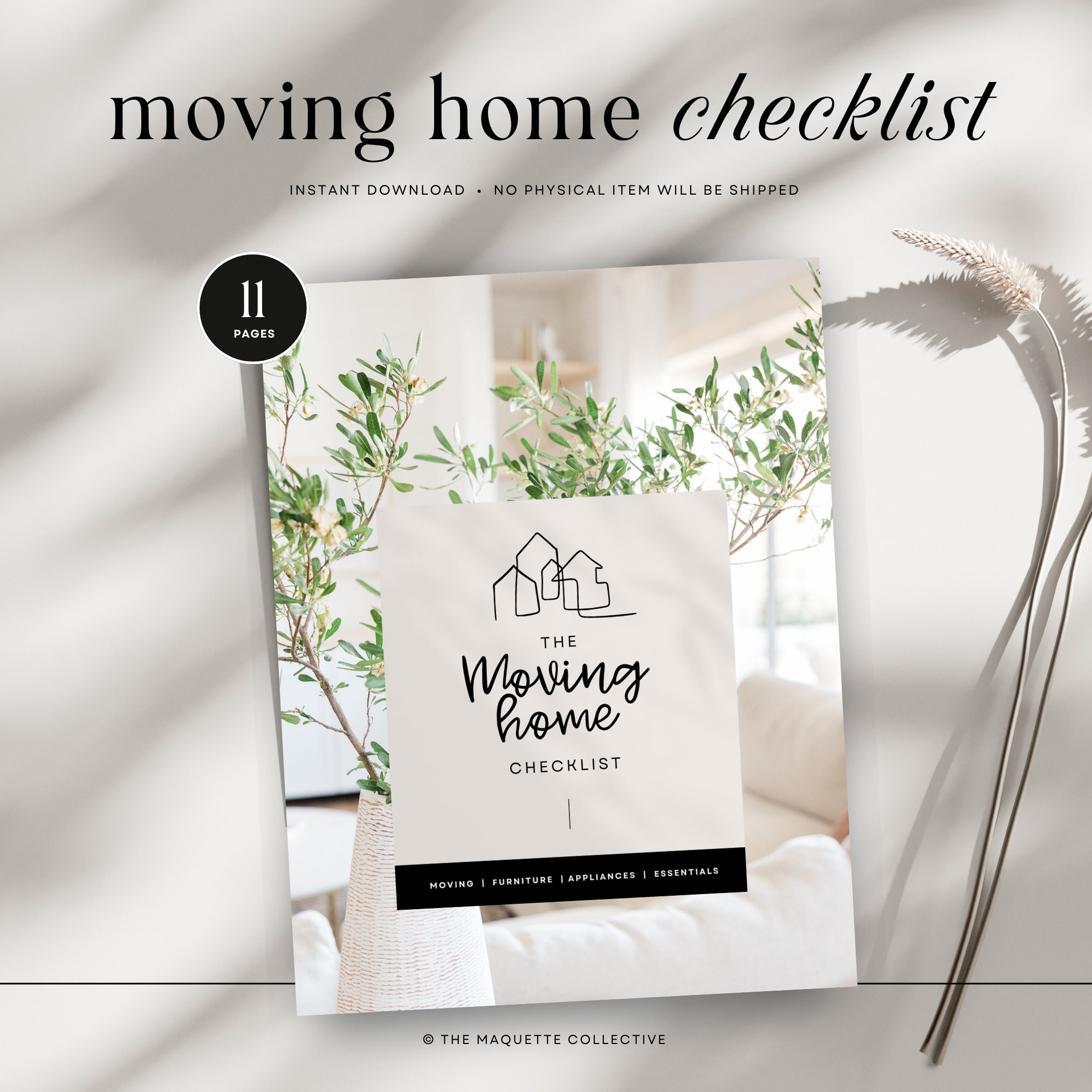 Moving Out Checklist, Moving Checklist Printable, Moving Home Guide ...