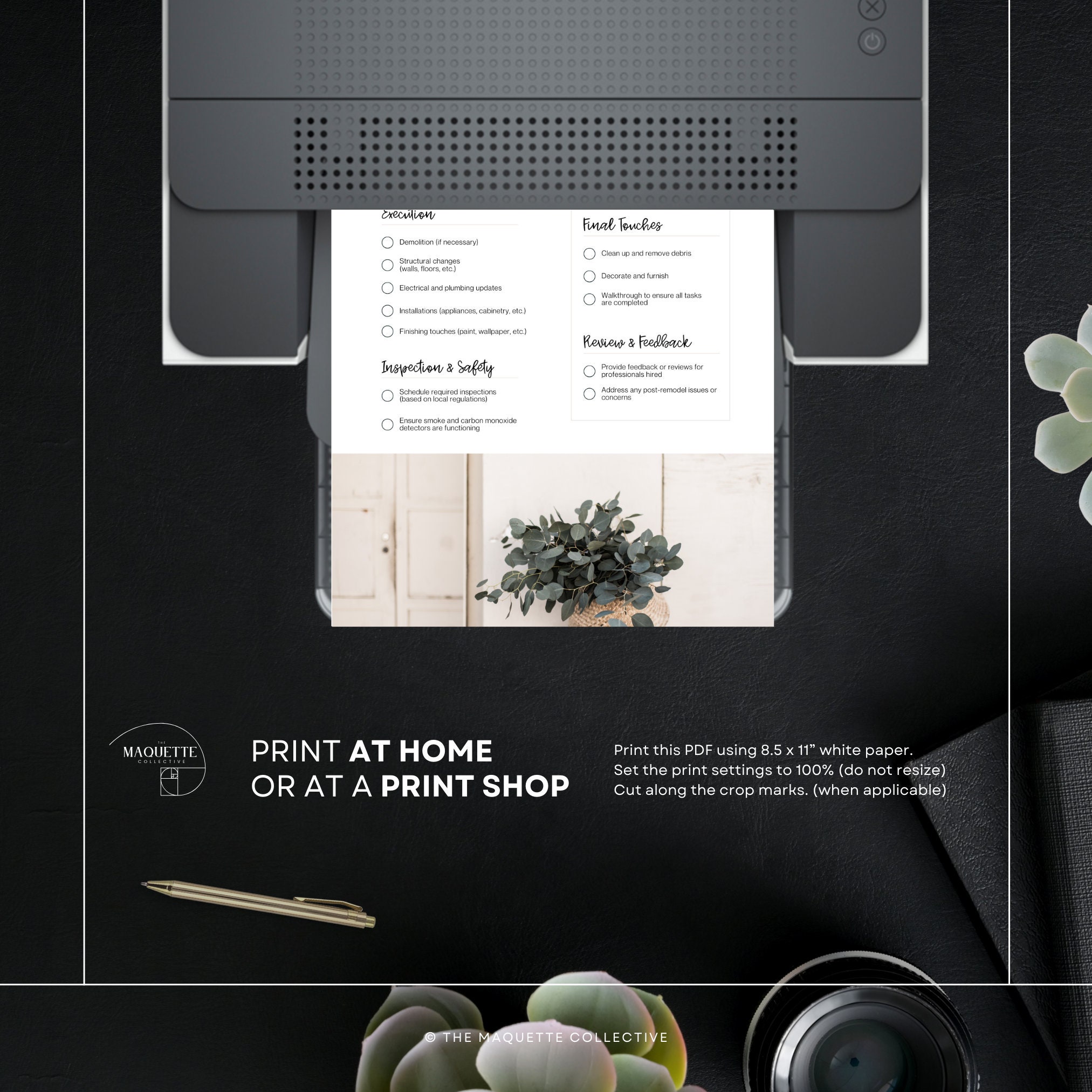 Home Remodel Checklist, Home Renovation Guide Printable, House Upgrade ...
