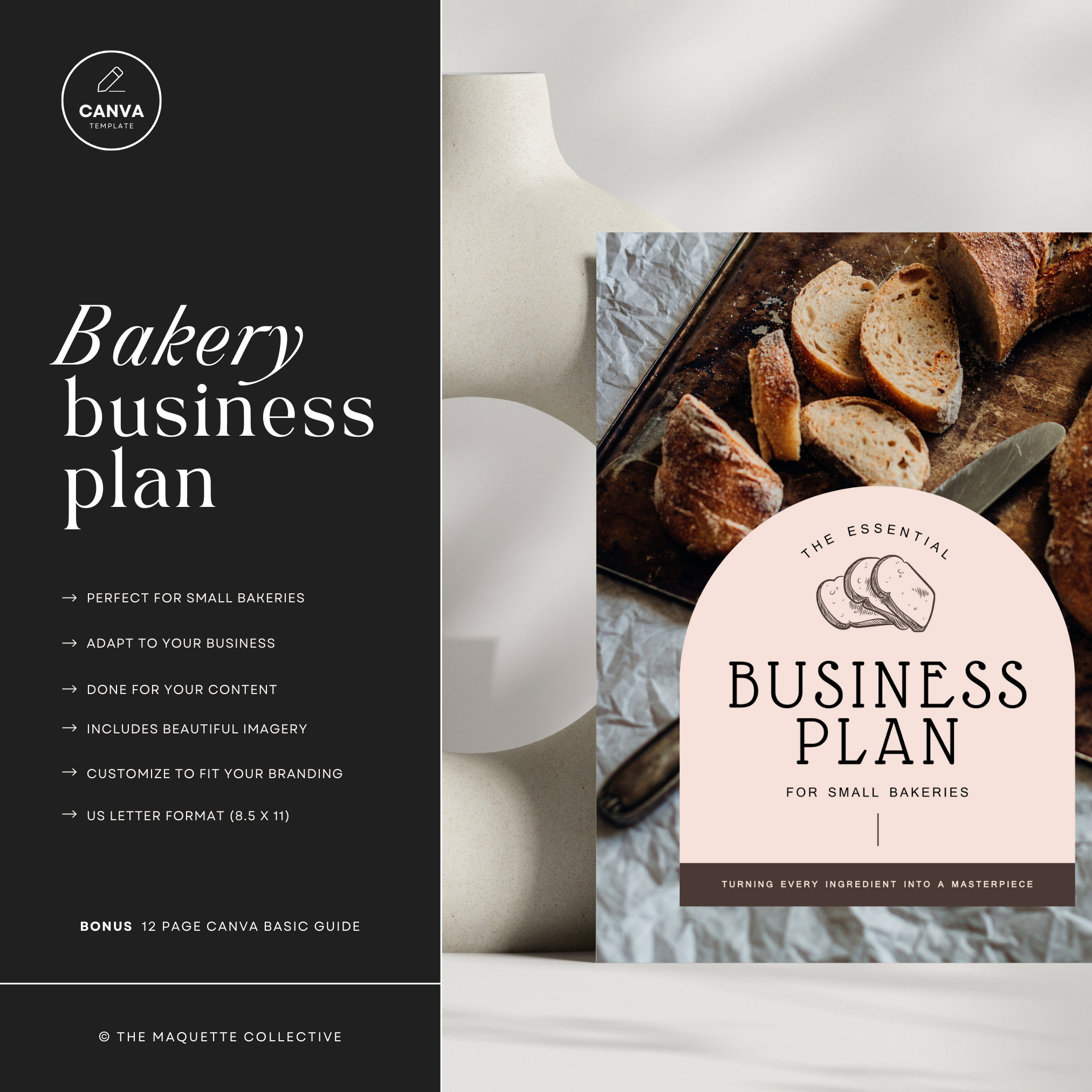 Bakery Business Plan Template, Business Plan for Small Bakeries ...