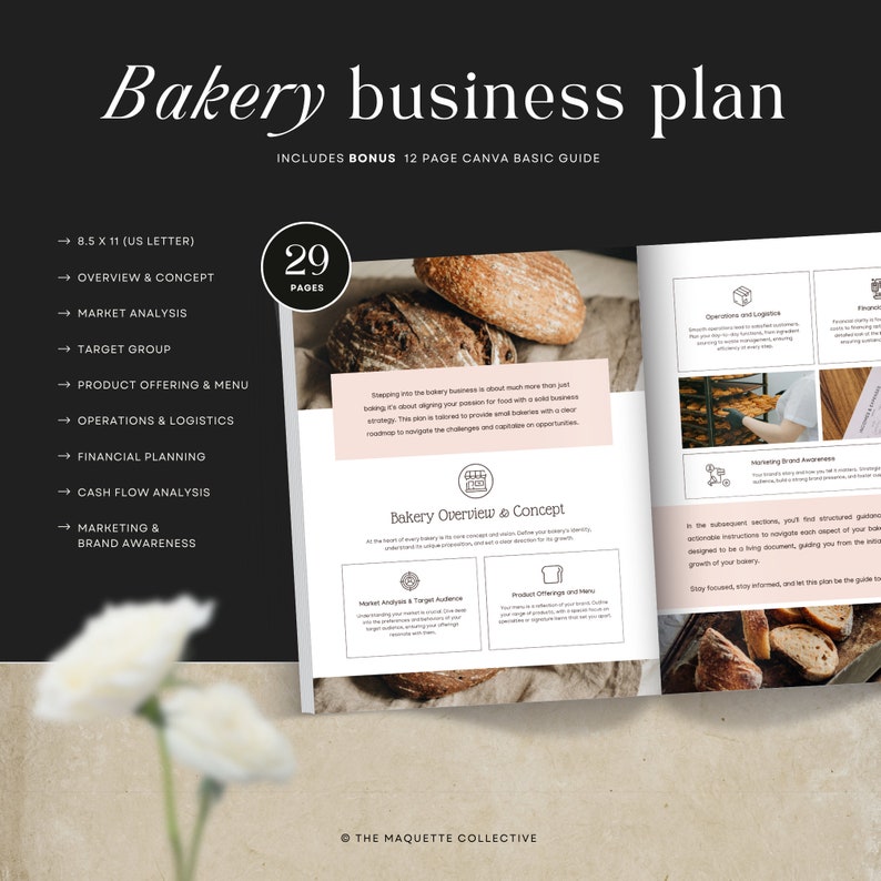 Bakery Business Plan Template, Business Plan for Small Bakeries ...