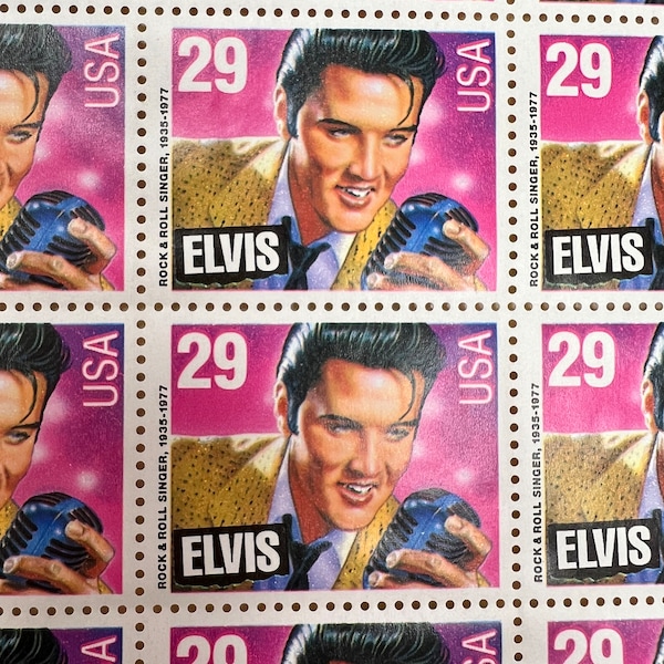 Elvis Stamp - Etsy