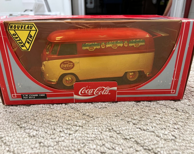 Coca Cola NIB 1966 V.W. Combi Die Cast Metal Car, Coca-cola Brand Die Cast Metal Toy Vehicle - Etsy