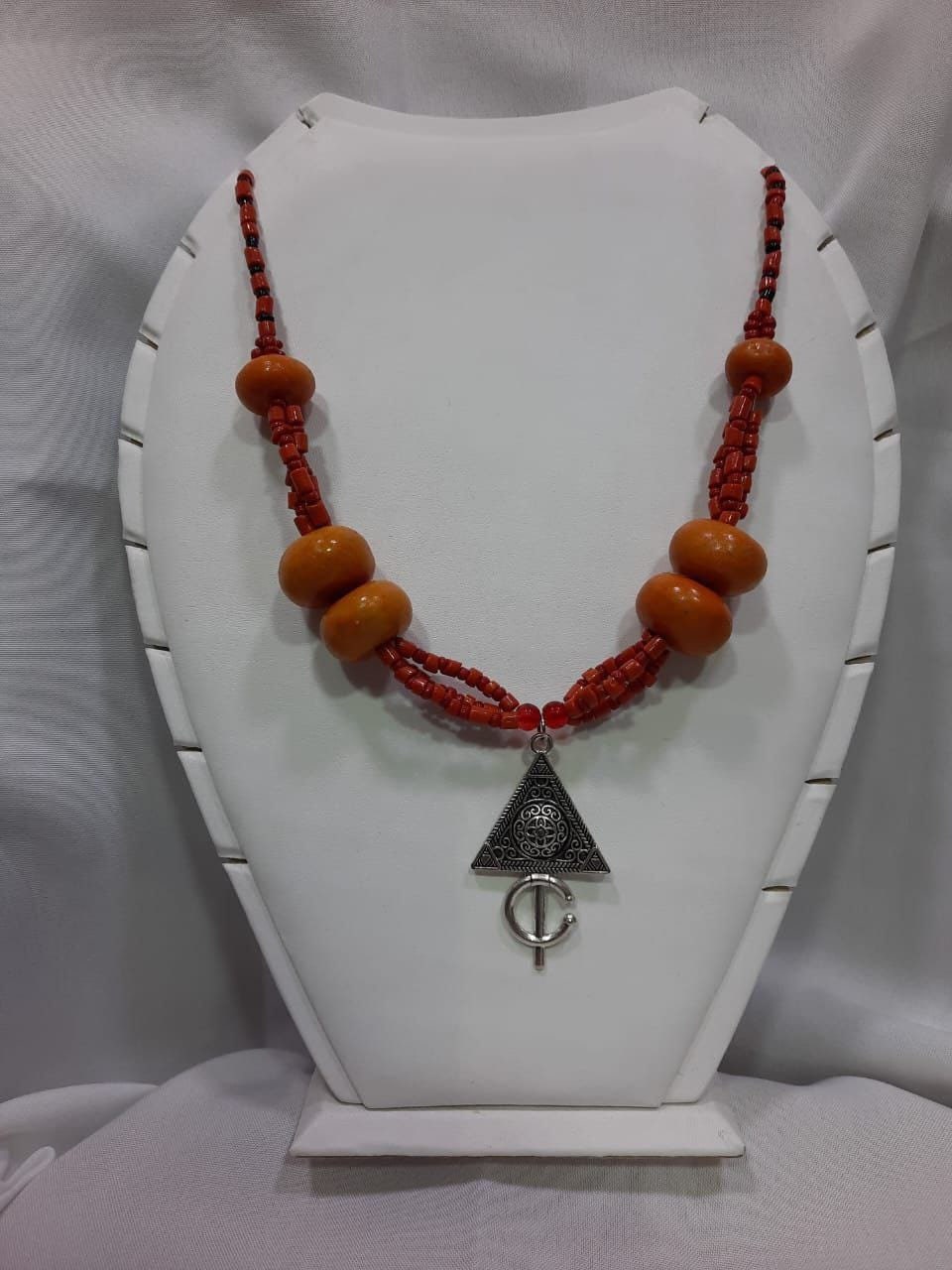COLLIER berbère fibule AMAZIGH / Sud Maroc / bijou ethnique bohème ...