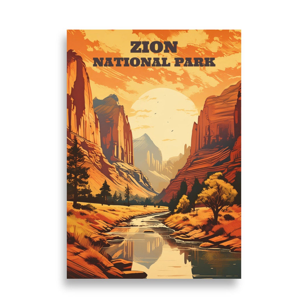 Zion National Park V02 - Etsy