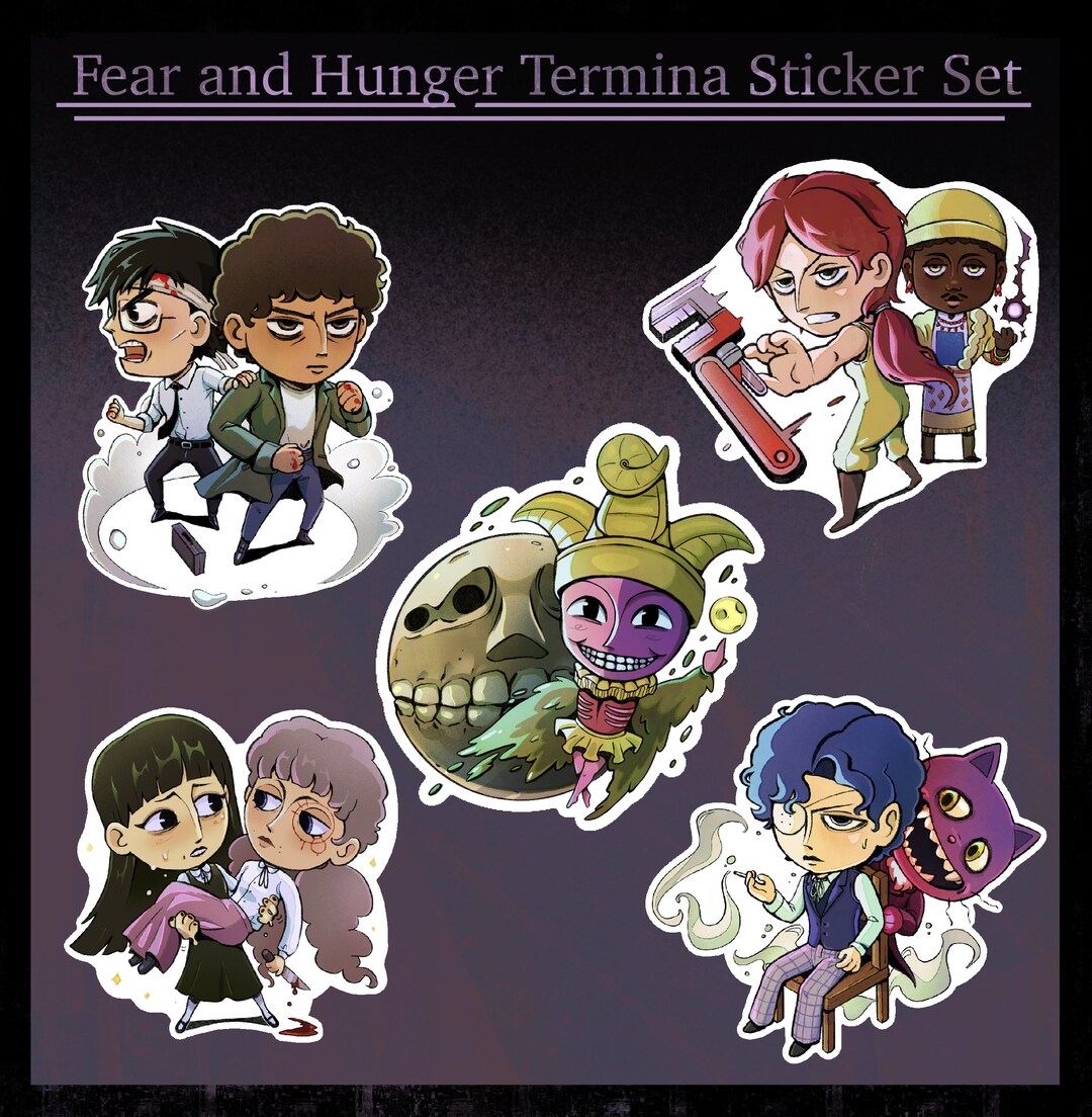 Fear and Hunger Termina Vinyl Sticker Set 5 Stickers - Etsy