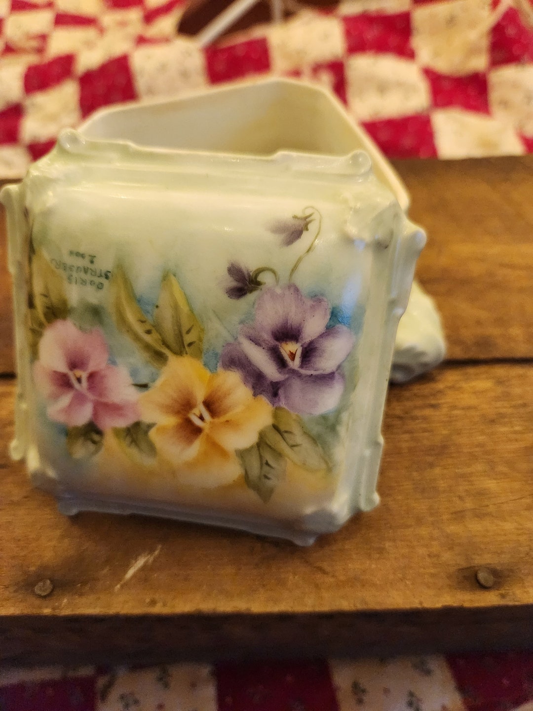 Vintage Powder Box - Etsy