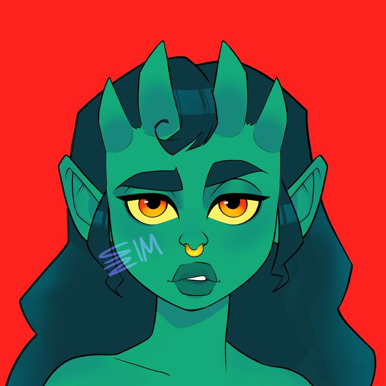 Custom PFP | Twitch Icon | Youtube | Character Illustration | Headshot ...