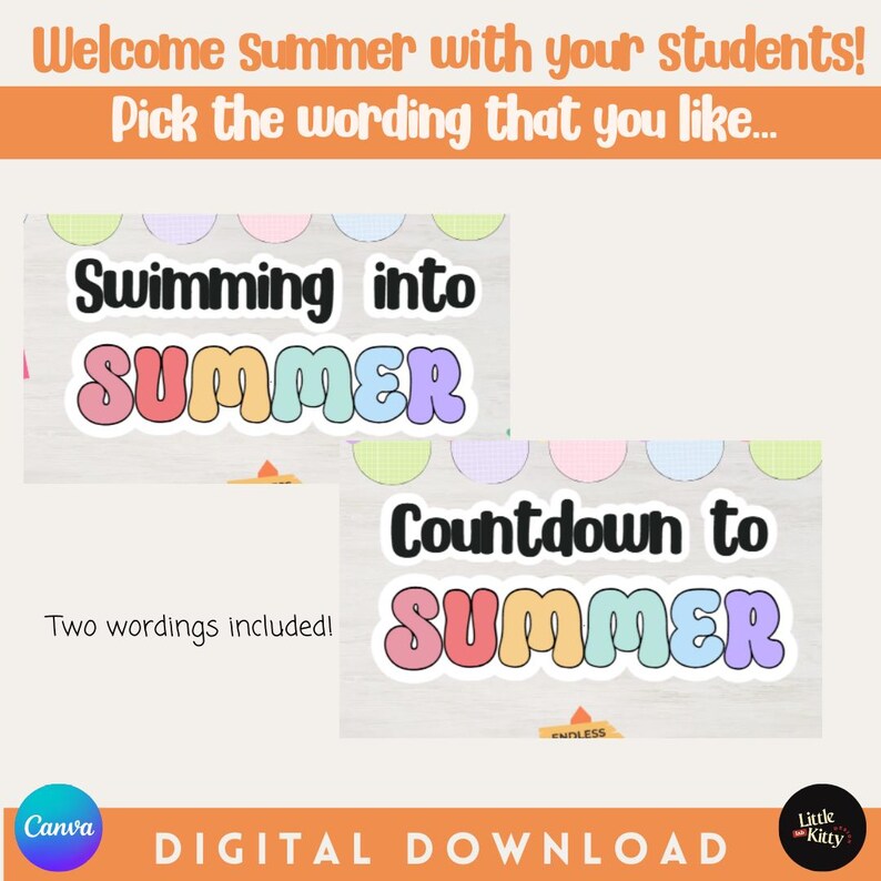End of Year Bulletin Board, Summer Classroom, Countdown to Summer, Easy ...