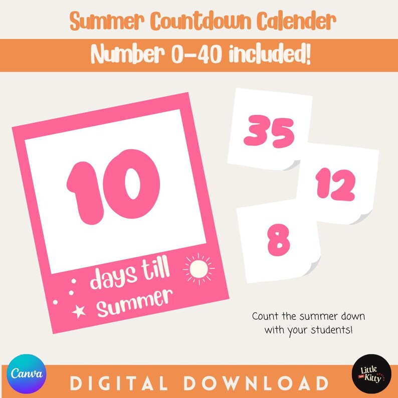 End of Year Bulletin Board, Summer Classroom, Countdown to Summer, Easy ...