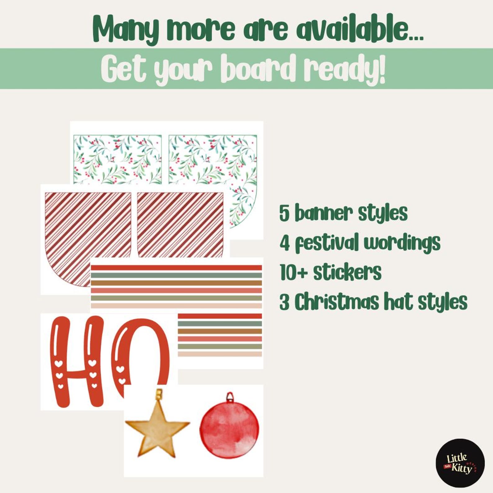 CHRISTMAS Bulletin Board, Merry Christmas Bulletin Board, Christmas ...