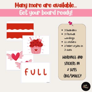 Valentines Bulletin Board Kit, Valentines Day Classroom Door Decor ...