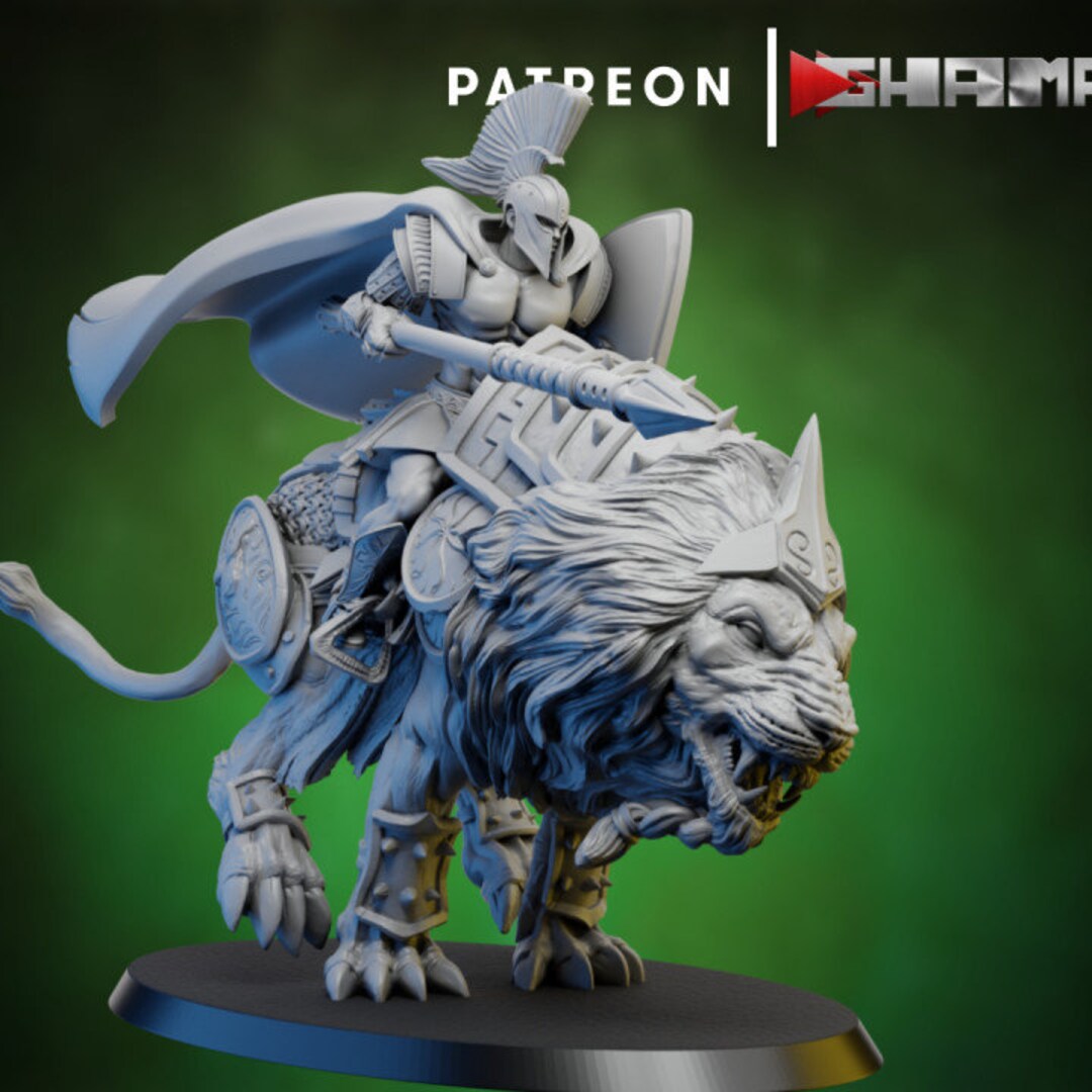Eternal Lion Storm Cavalry Squad Aos War Games Role-playing Dungeons ...