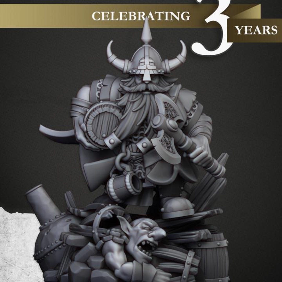Dwarf Brewmaster Sons of Ymir Highland Miniatures for Fantasy Wargames ...