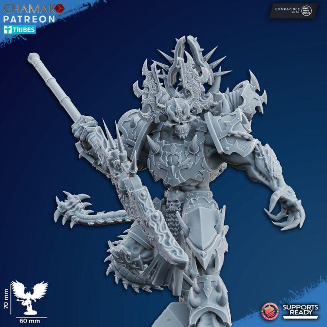 Demonic Possessed Warlock - Ghamak - Heretic Knights - 3D Printed for ...