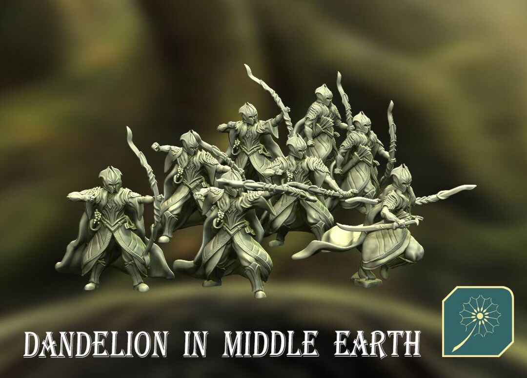 ELF of DARK FOREST (bow) - (dandelion in Middle Earth) / Dark Forest ...