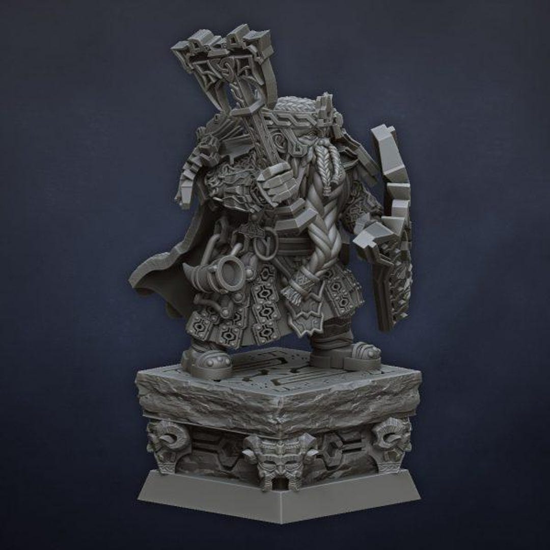 Dragonslake Miniatures Dwarf King for Fantasy Wargames. - Etsy