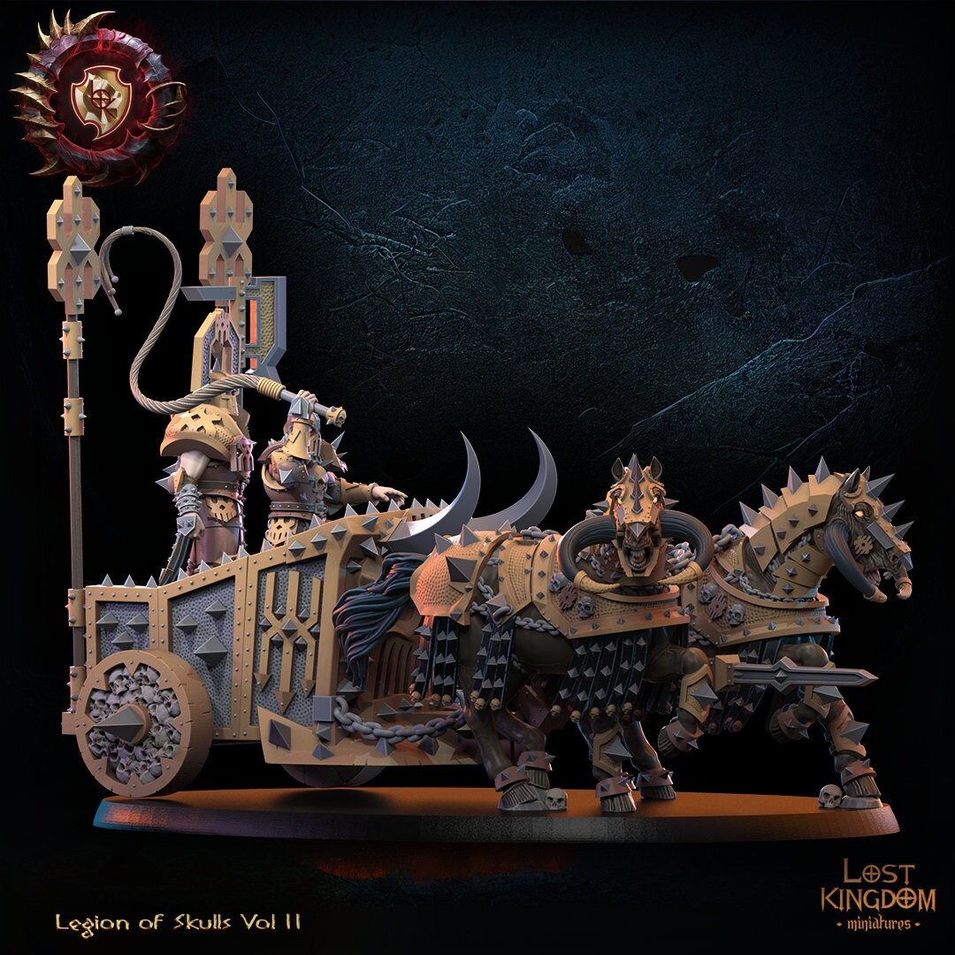 Skull Collectors Chariot by Lost Kingdom for Wargames. - Etsy