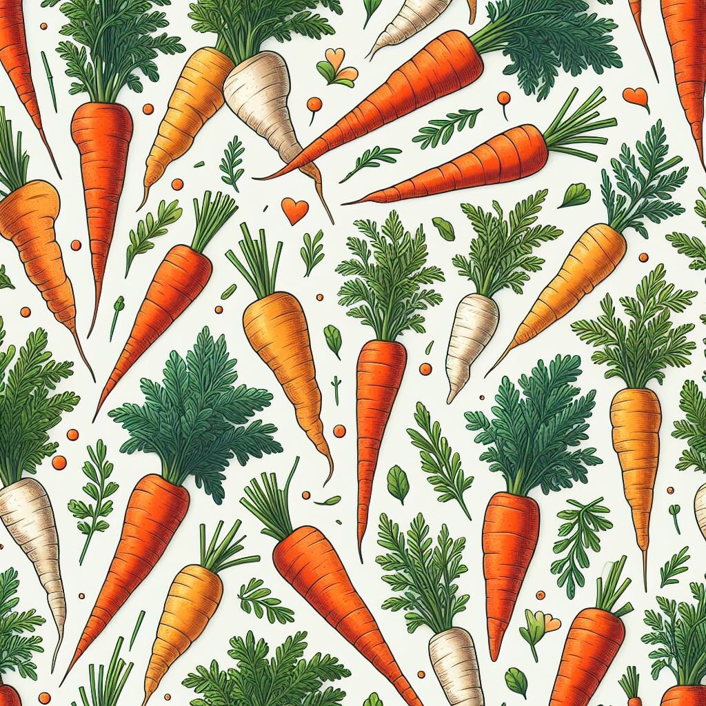 Veggie Visions: Vibrant Set of Digital Vegetable Patterns Perfect for ...