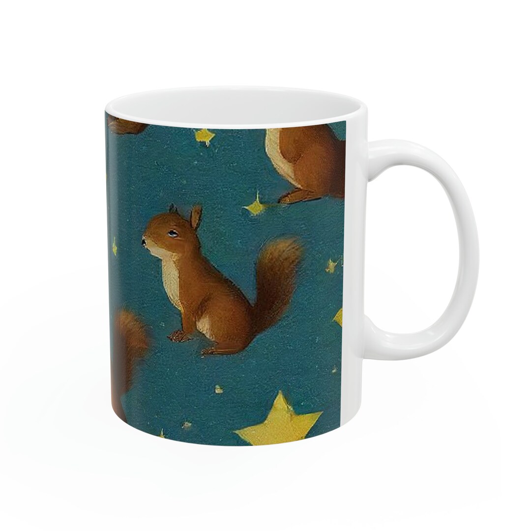 Squirrels, Starry Night, Stars, Night, Tea Cup, Coffe Mug, Bedtime ...