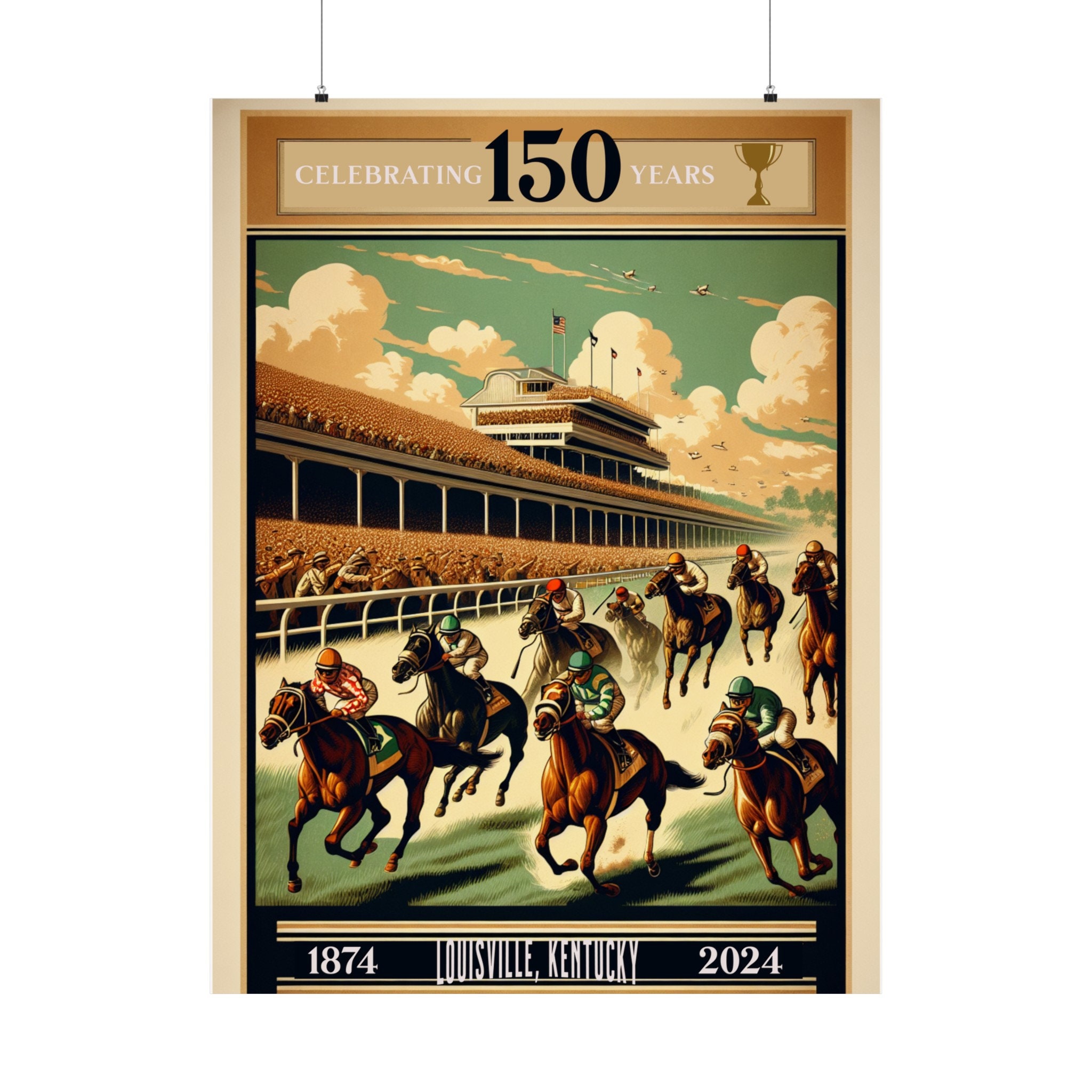 150th Derby Vertical Posters, Derby Party, Derby Decorations, Derby ...
