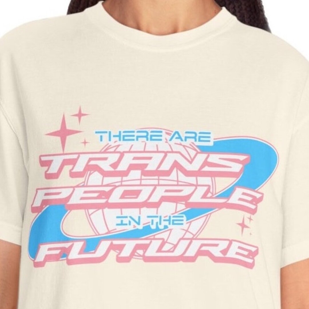 Trans Pride Shirt Trendy Y2K Style Queer Trans People in the Future T ...