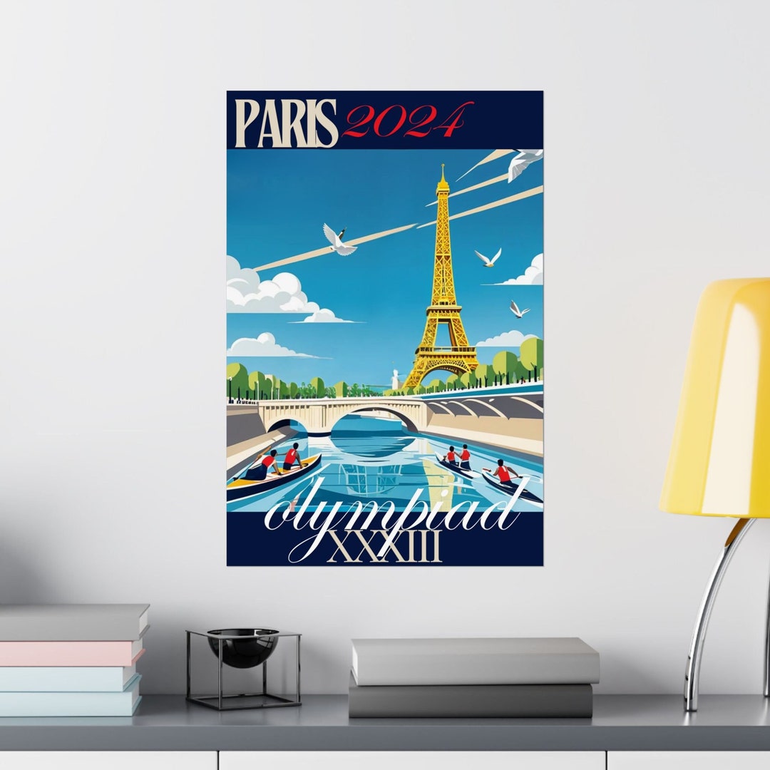 Paris 2024 Posters, Summer Olympics Poster, Dorm Poster, Art Prints ...