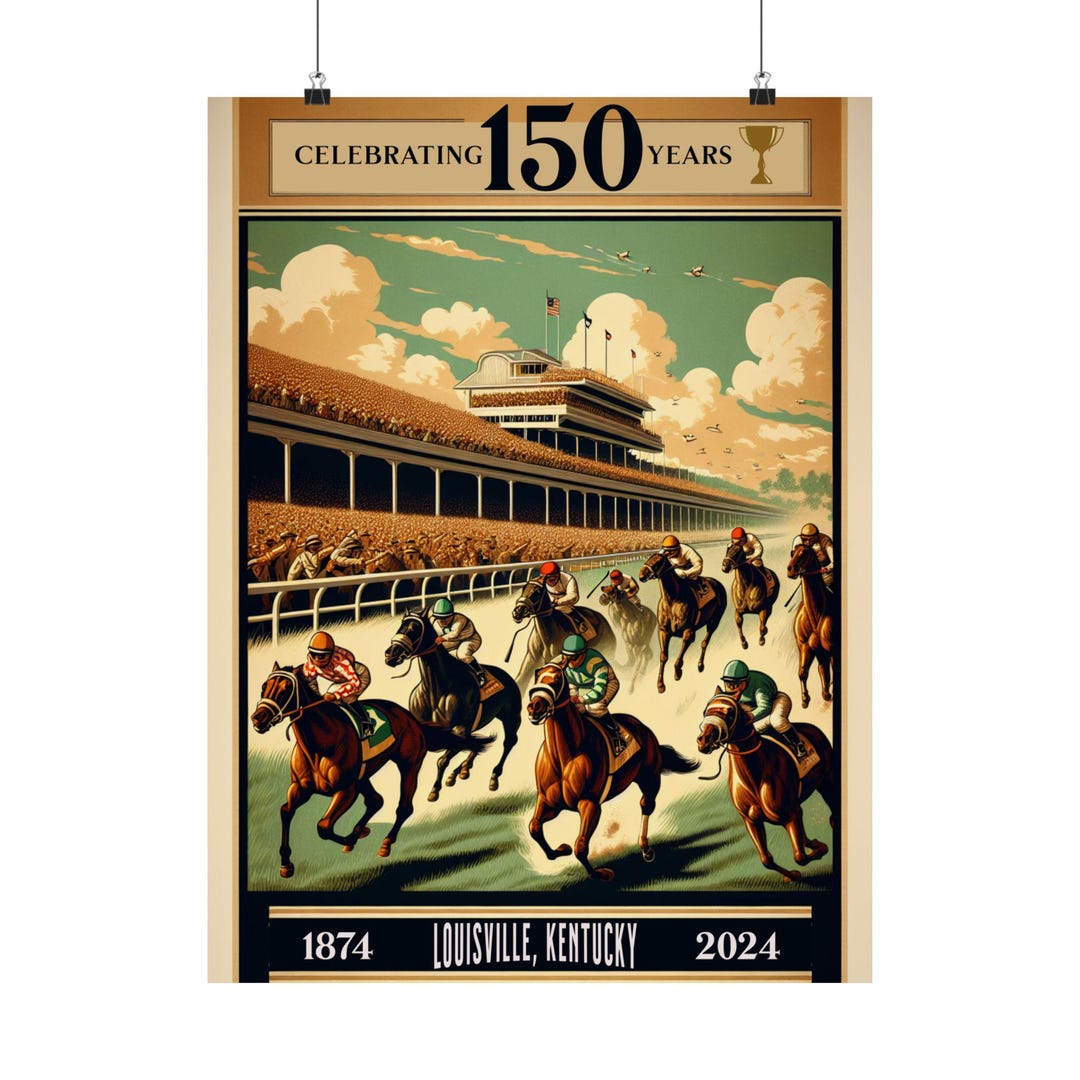 150th Derby Vertical Posters, Derby Party, Derby Decorations, Derby ...