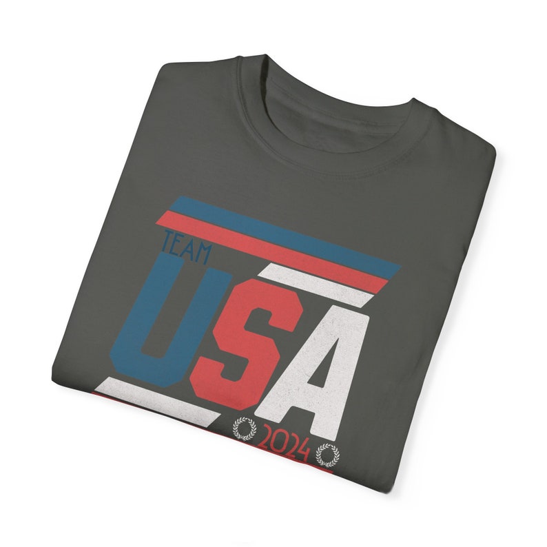 Vintage Faded 2024 U.S. Olympics-inspired Comfort Colors T-shirt, Team ...