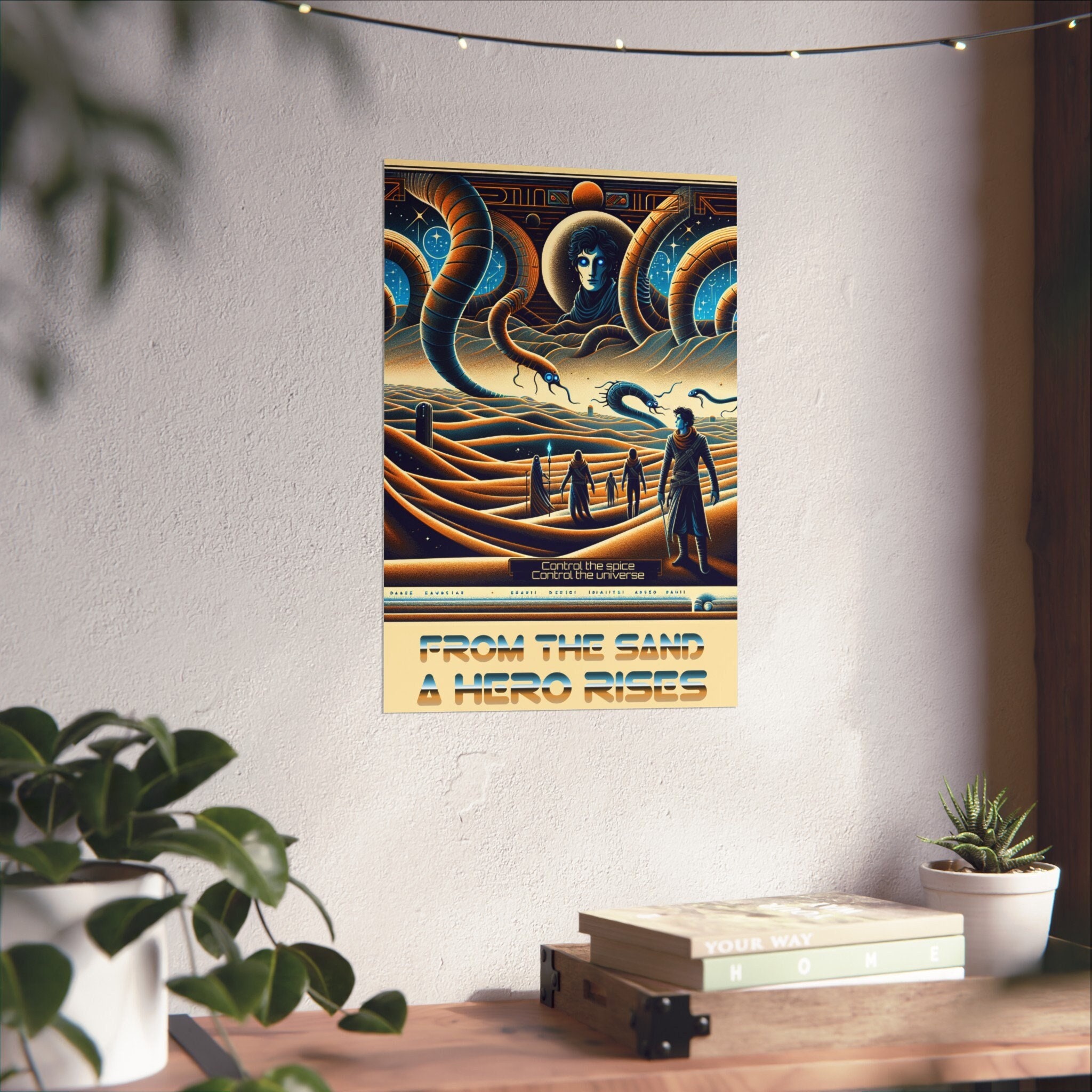 Dune Poster, Vintage Book Matte Vertical Posters, Movie Poster Inspired ...