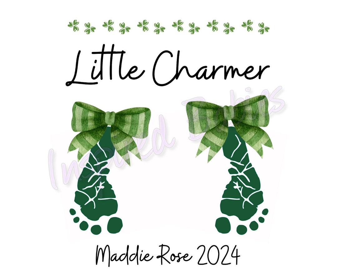 Little Charmer Footprint Art - Etsy