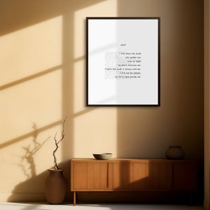 Psalm 16 Christian Poster Bible Verse Jesus Wall Art Beautiful ...