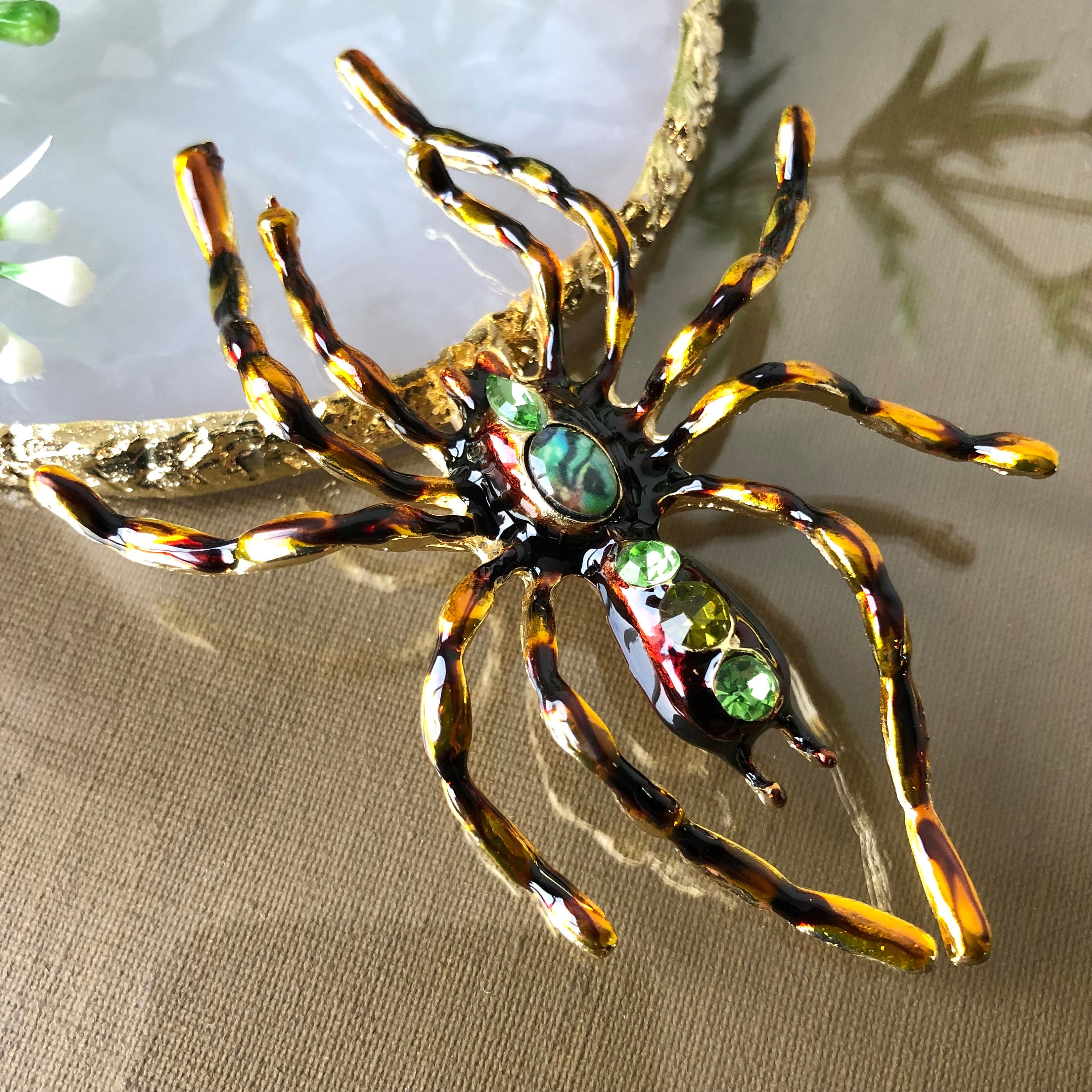 Spider Brooch Spider Pin, Big Spider Jewelry, Spider Jewellery, Spider ...