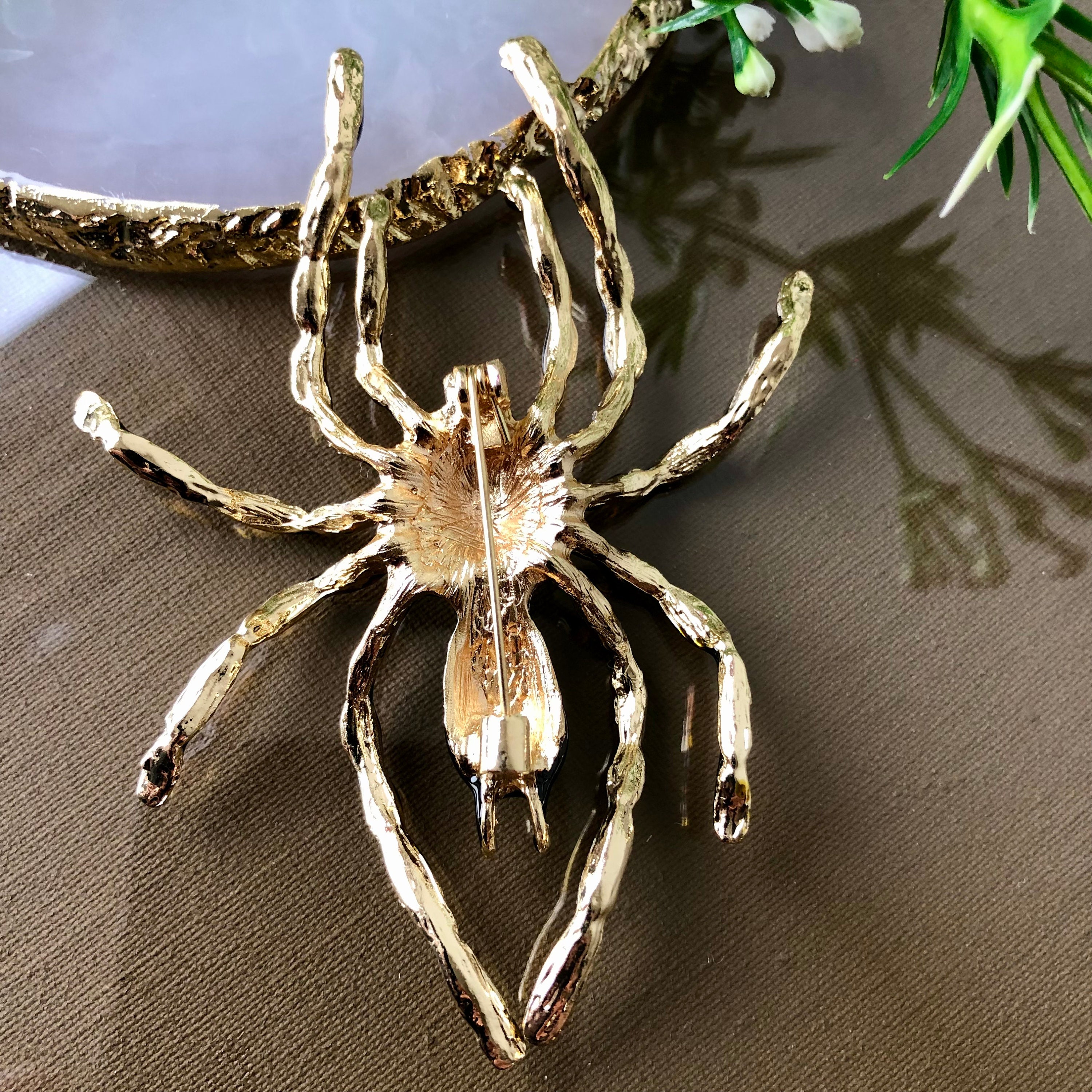 Spider Brooch Spider Pin, Big Spider Jewelry, Spider Jewellery, Spider ...