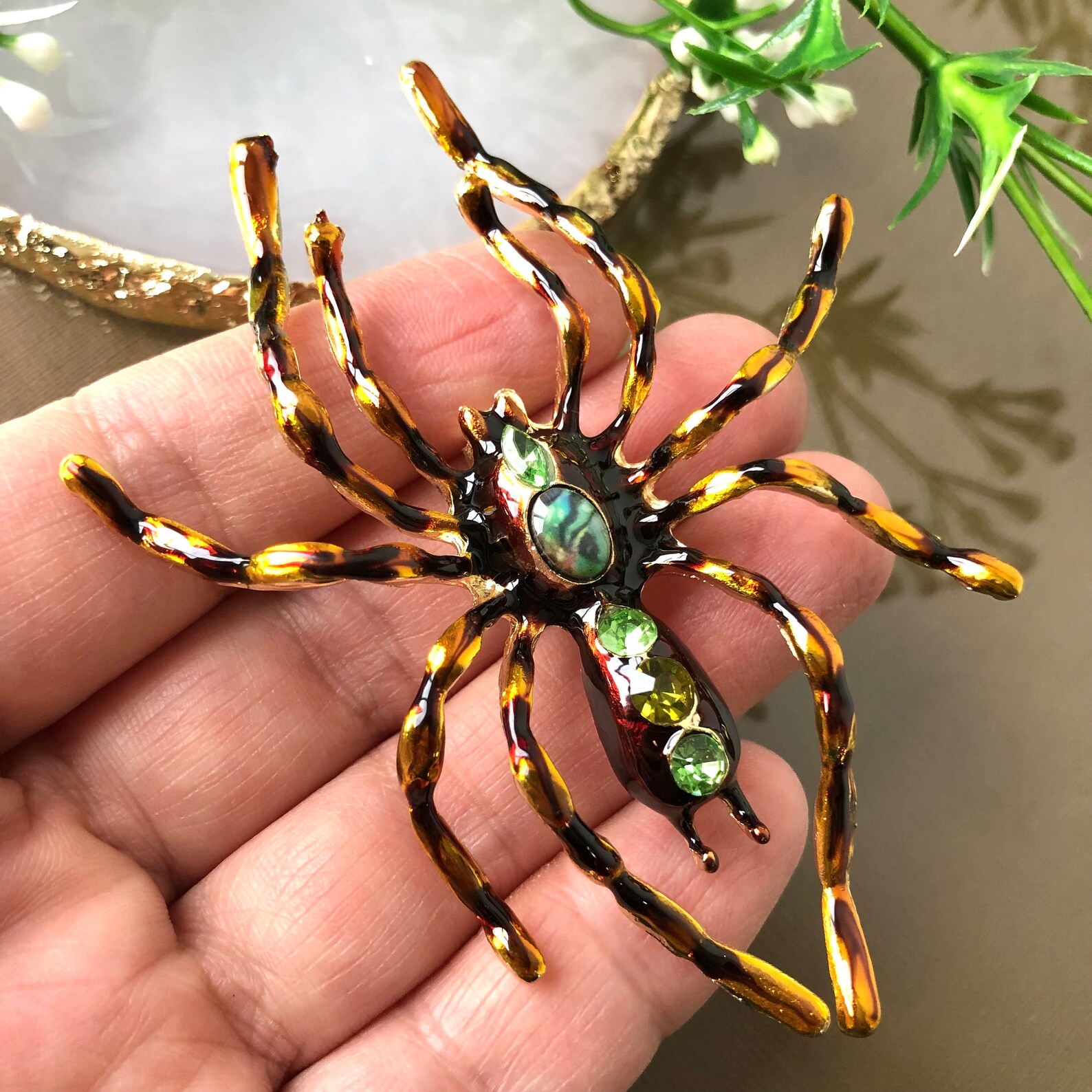 Spider Brooch Spider Pin, Big Spider Jewelry, Spider Jewellery, Spider ...