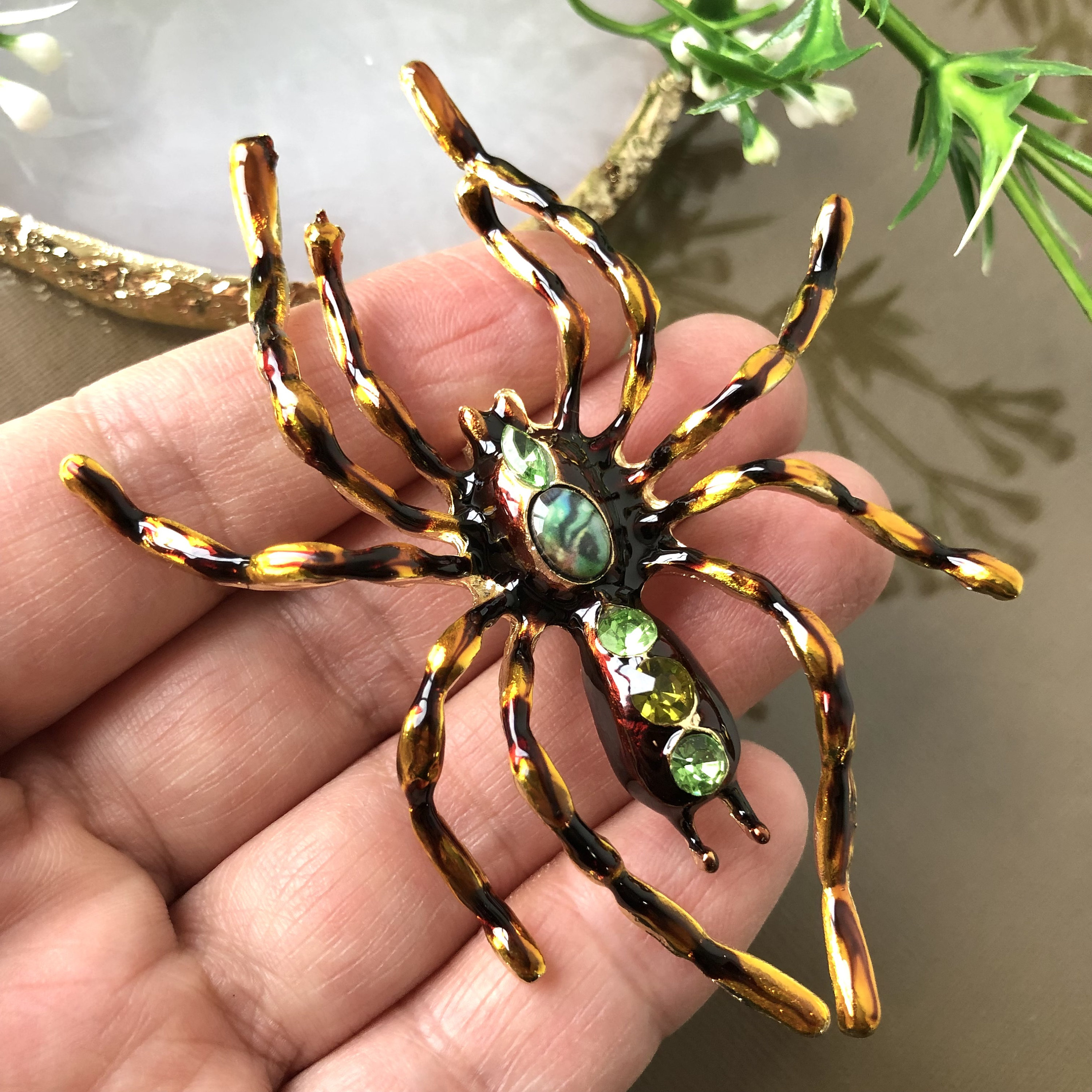 Spider Brooch Spider Pin, Big Spider Jewelry, Spider Jewellery, Spider ...