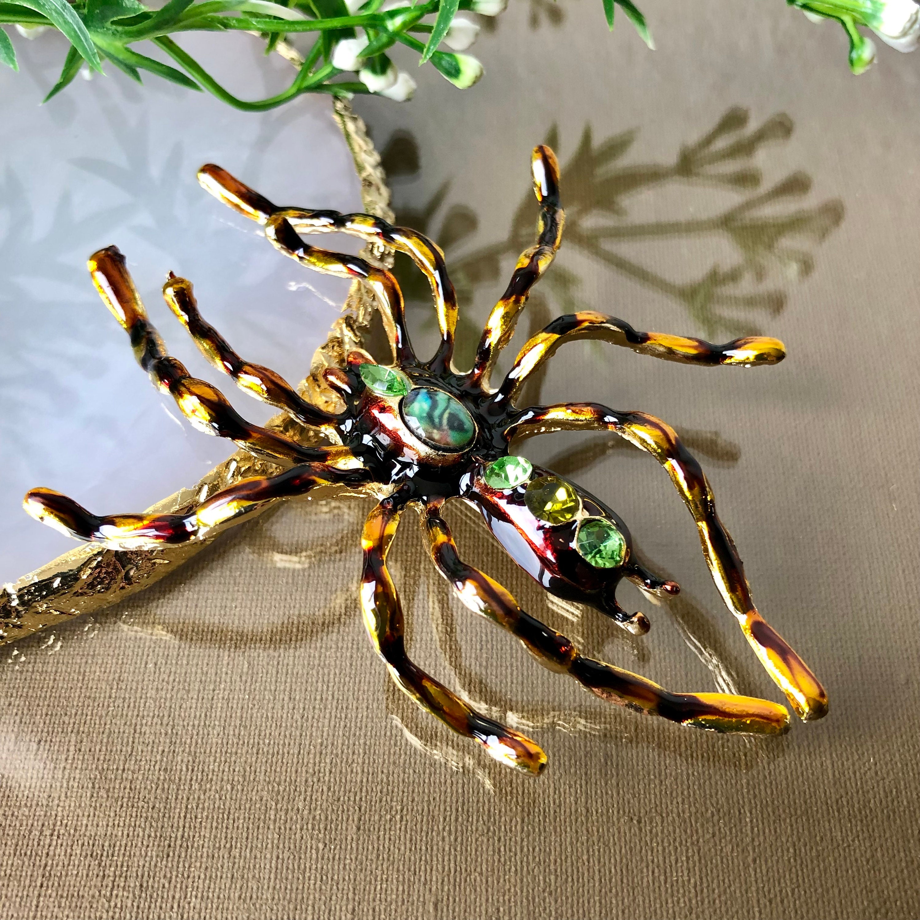 Spider Brooch Spider Pin, Big Spider Jewelry, Spider Jewellery, Spider ...