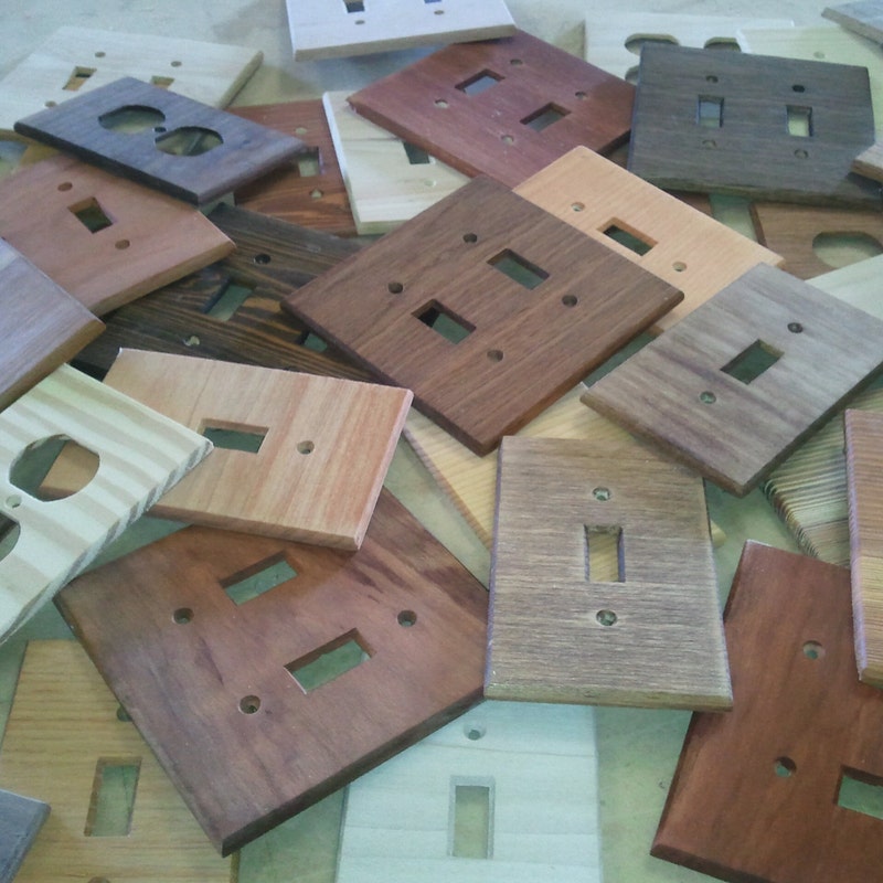 Wood Switch Plate - Etsy