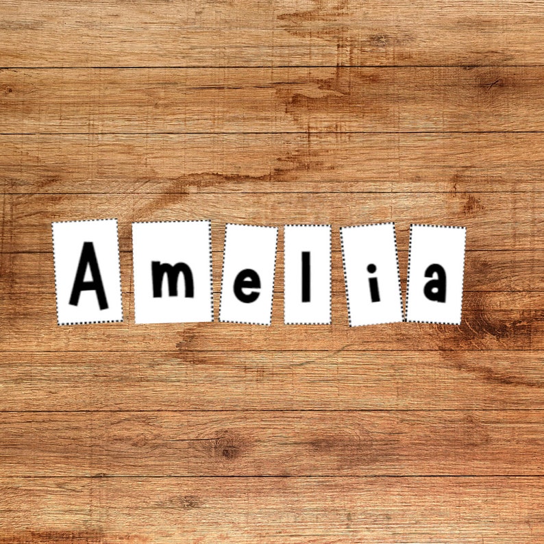 Custom Name Tracing Worksheet - Etsy