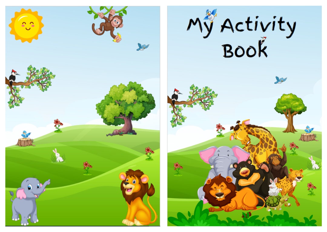 My Activity Book for Children - Etsy