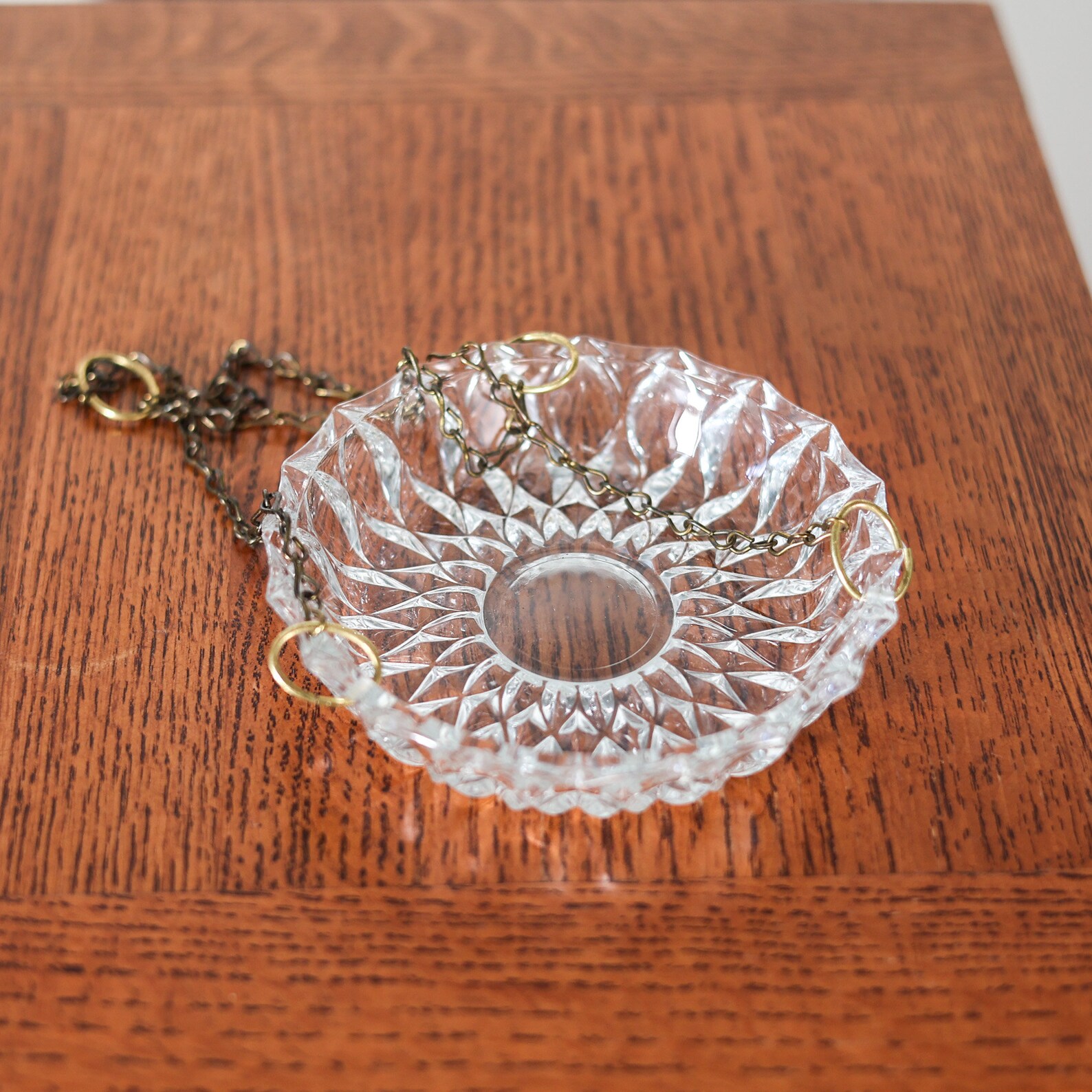 Vintage Crystal, Hanging Ashtray - Etsy