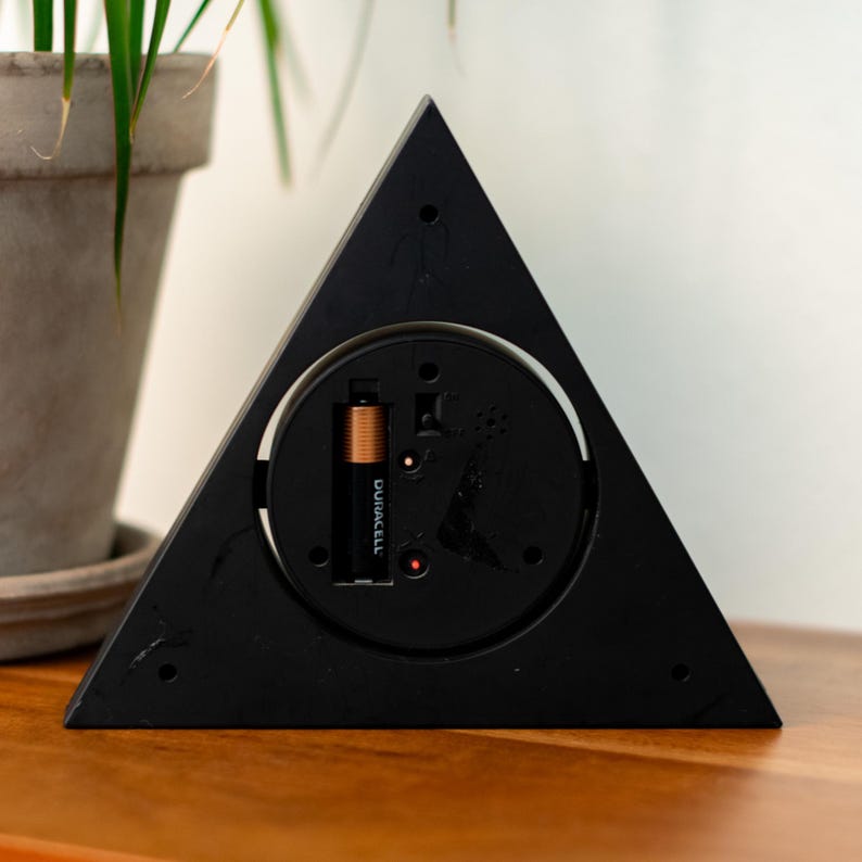 Vintage 1990s, Triangle Desk Clock, Battery Operated From Dillards - Etsy