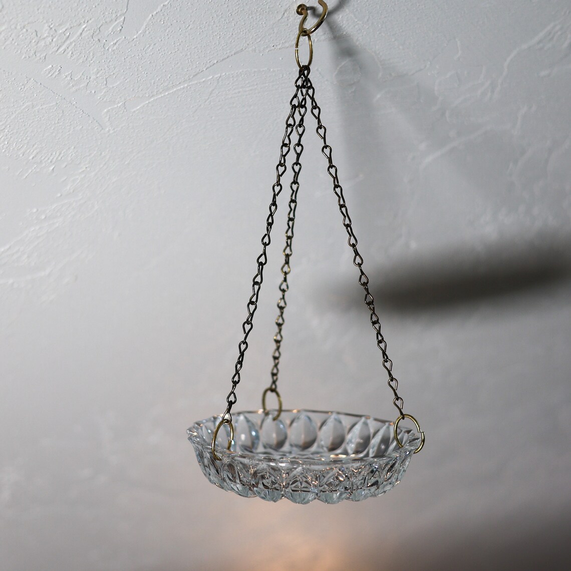 Vintage Crystal, Hanging Ashtray - Etsy