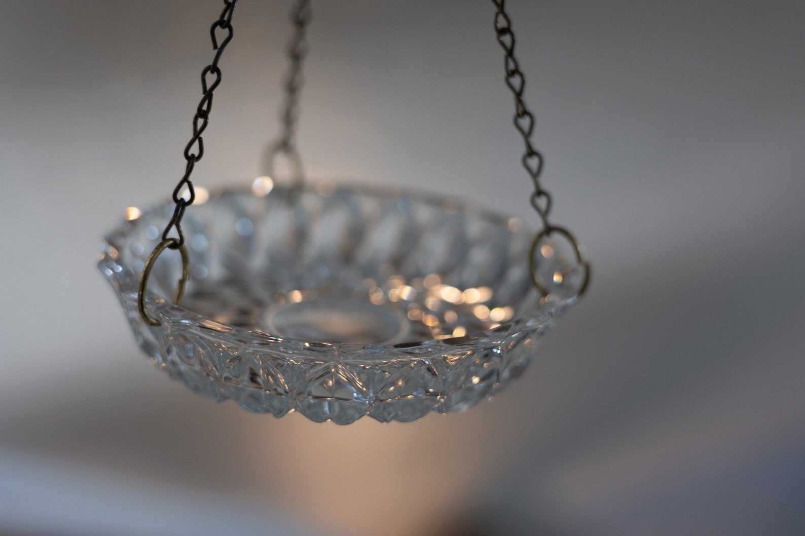 Vintage Crystal, Hanging Ashtray - Etsy