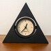 Vintage 1990s, Triangle Desk Clock, Battery Operated From Dillards - Etsy
