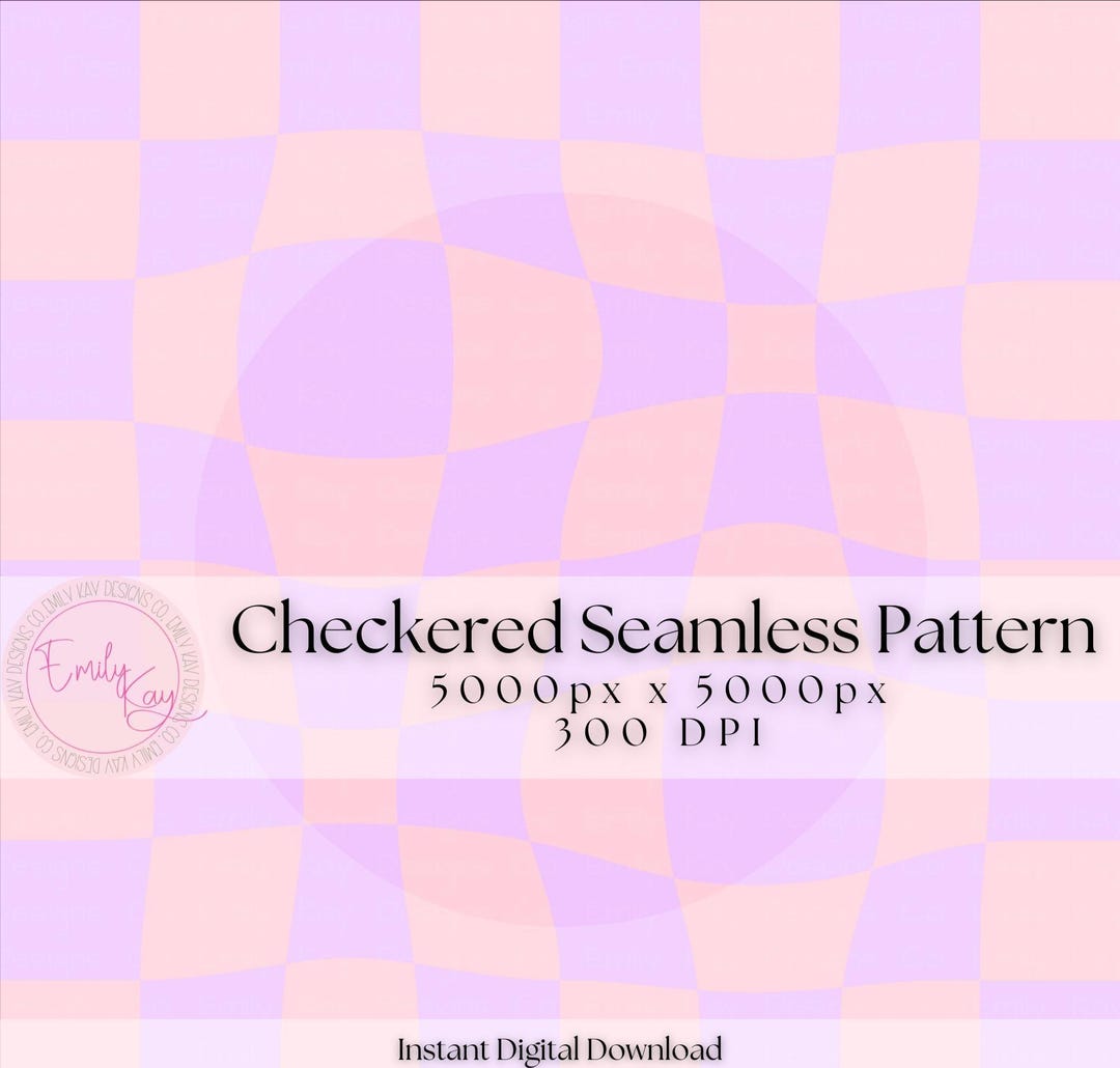 Wavy Checkered Pattern, Pink Checkered Seamless, Pastel Checkered, Wavy ...